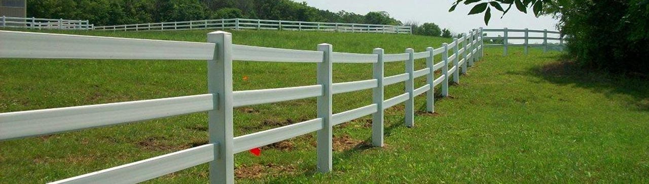 High-Density Polyethylene (HDPE) Rail Fencing - Derby Fence