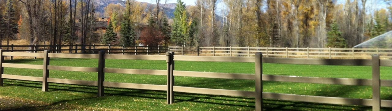 High-Density Polyethylene (HDPE) Rail Fencing - Derby Fence