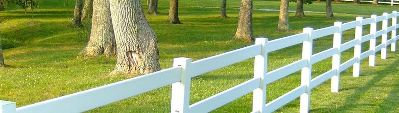 High-Density Polyethylene (HDPE) Rail Fencing - Derby Fence