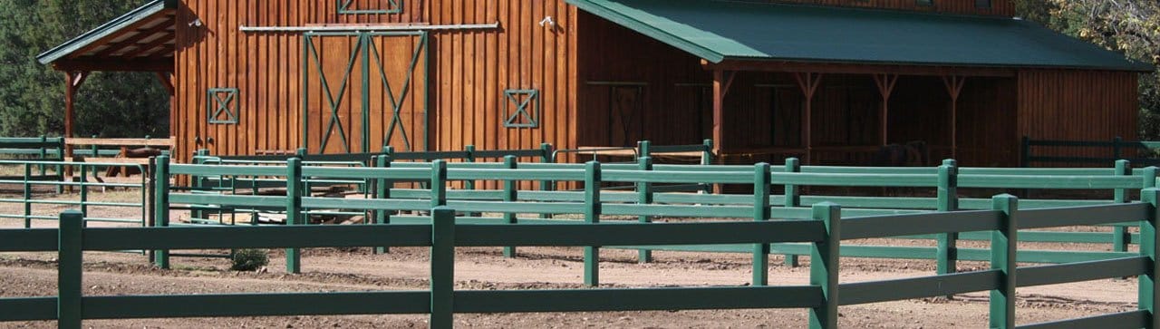 High-Density Polyethylene (HDPE) Rail Fencing - Derby Fence