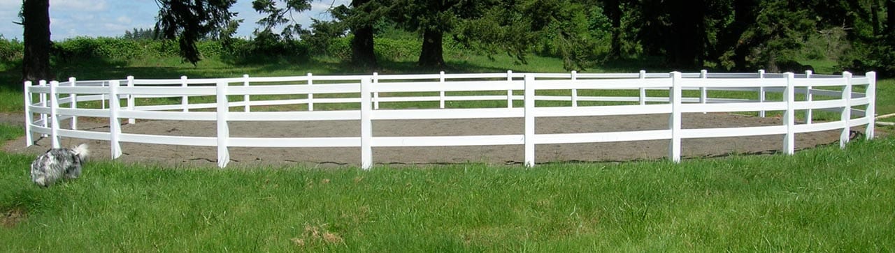 High-Density Polyethylene (HDPE) Rail Fencing - Derby Fence