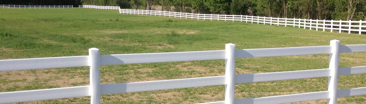 High-Density Polyethylene (HDPE) Rail Fencing - Derby Fence