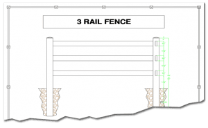 Three Rail HDPE Ranch Fence - Best 3 Rail Ranch Fencing Option