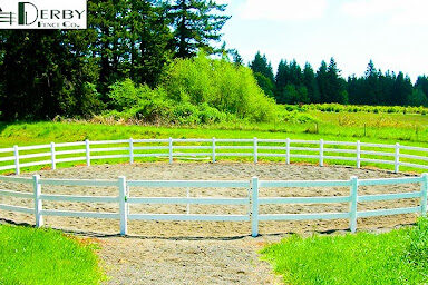 High-Density Polyethylene (HDPE) Rail Fencing - Derby Fence